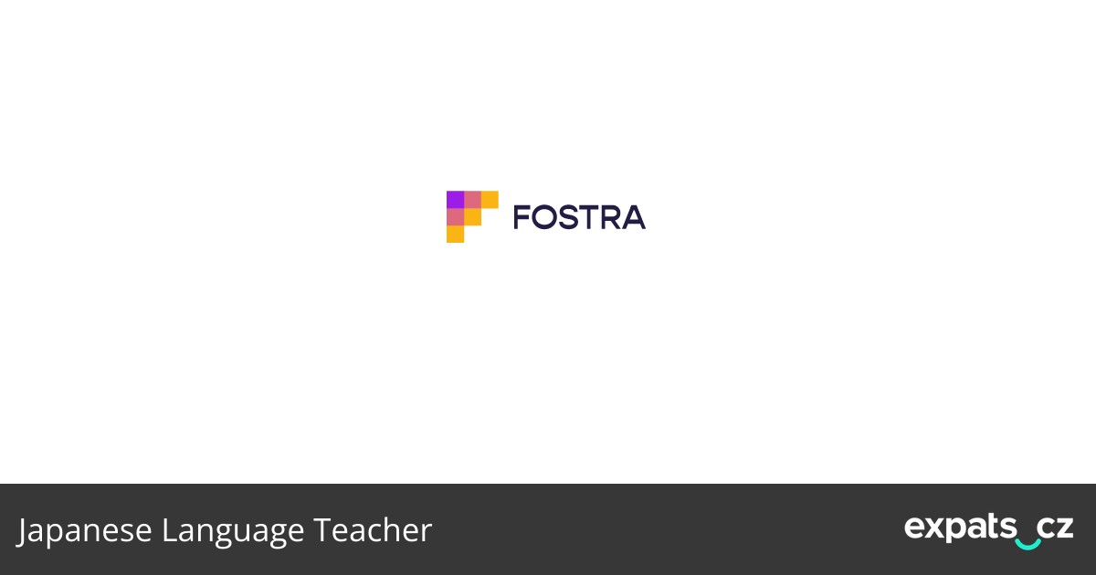 Japanese Language Teacher from Gymnázium FOSTRA International s.r.o ...