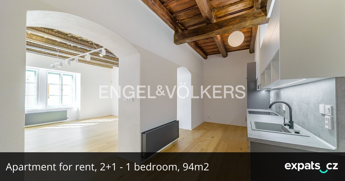 Apartment for rent, 2+1 - 1 bedroom, 94m2, in Prague, on Vlašská street