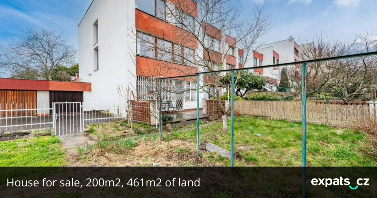 Family house for sale, 200m2, 461m2 of land, in Prague, on Matějská street