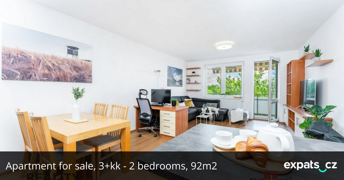 Apartment for sale, 3+kk - 2 bedrooms, 92m2, in Prague, on Semická street