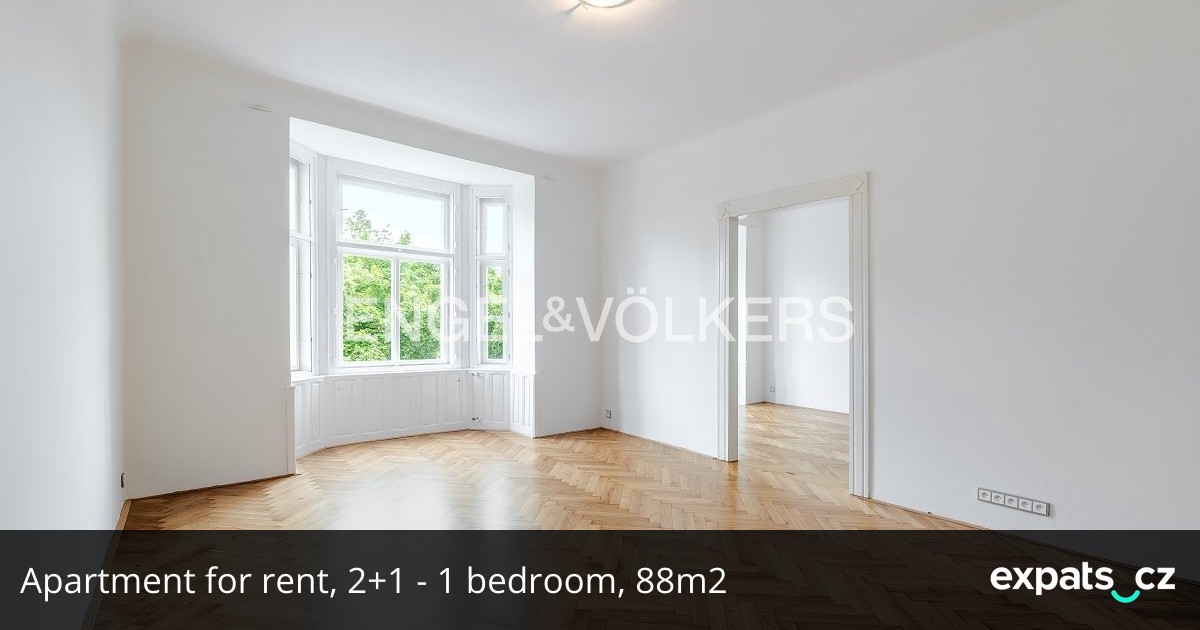 Apartment for rent, 2+1 - 1 bedroom, 88m2, in Prague, on Ovenecká street
