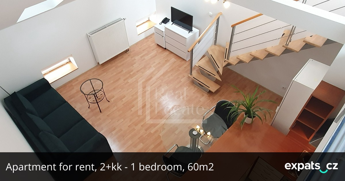 Apartment for rent, 2+kk - 1 bedroom, 60m2, in Prague, on Rumunská street