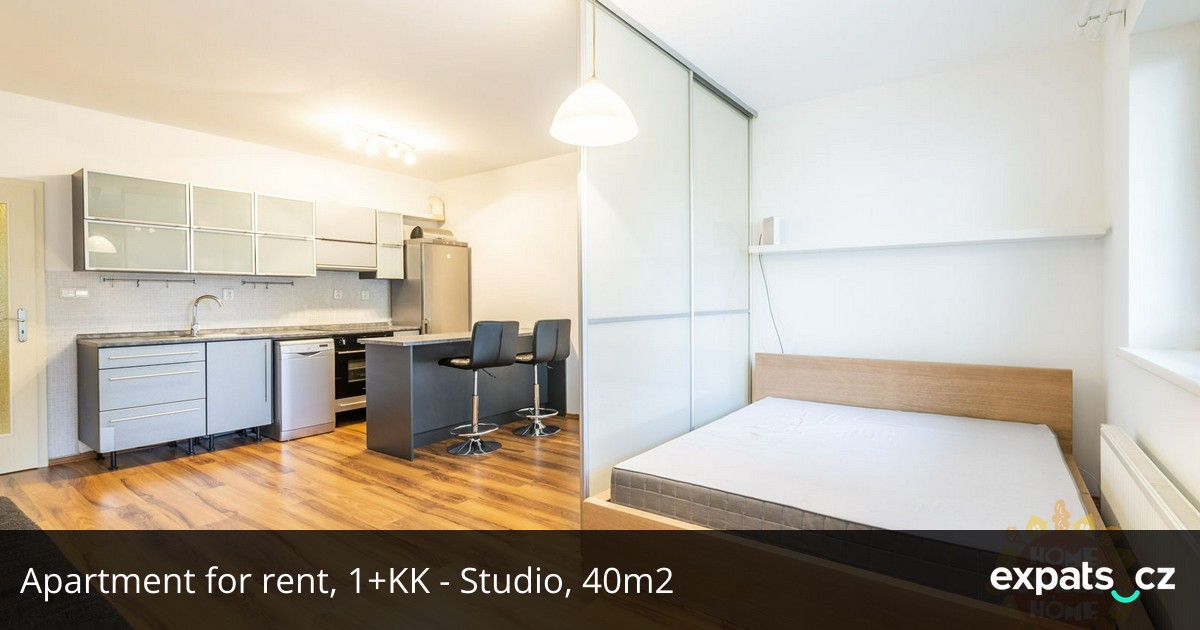 Apartment for rent, 1+KK - Studio, 40m2, in Prague, on Bratislavská street