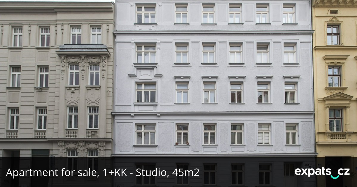 Apartment for sale, 1+KK - Studio, 45m2, in Brno, on Stará street
