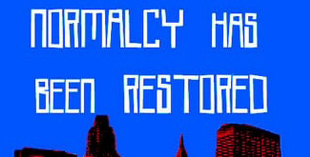 Normalcy Has Been Restored - Prague, Czech Republic