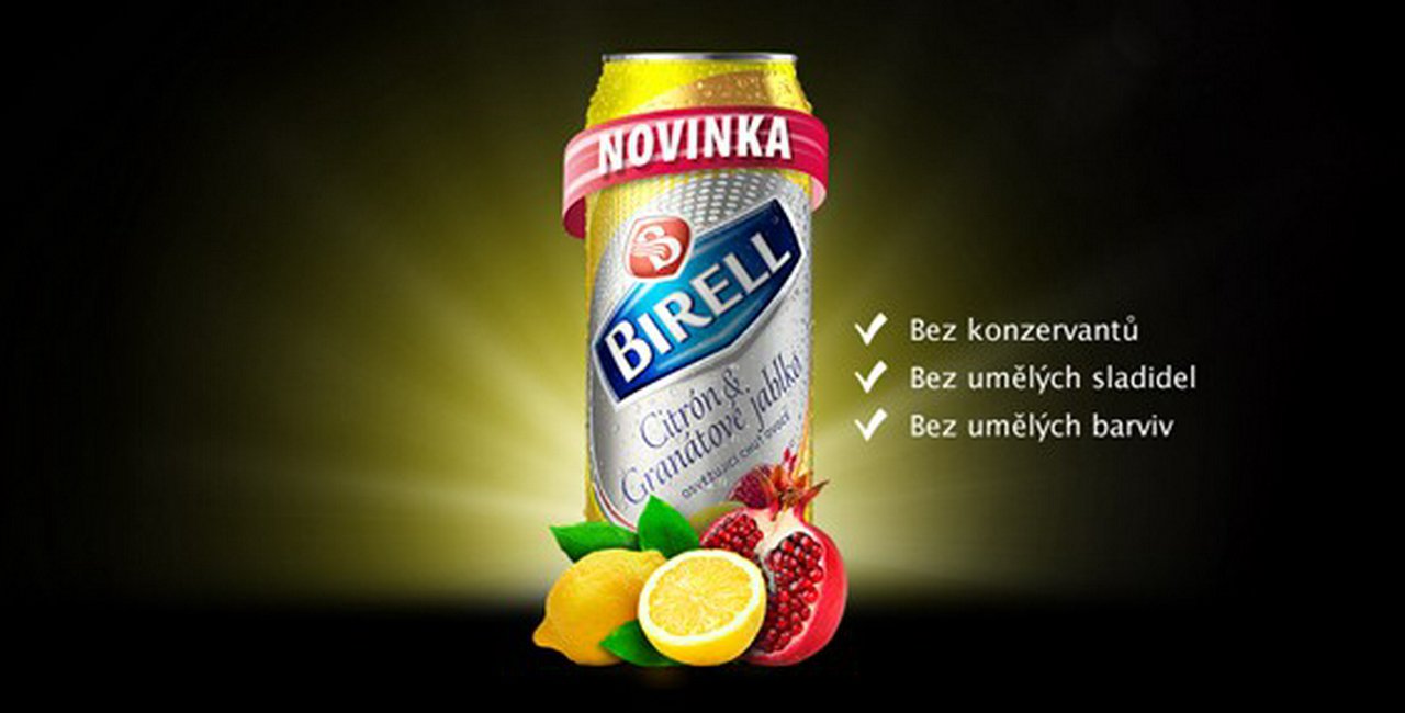 Birell Lemon & Pomegranate - Prague, Czech Republic