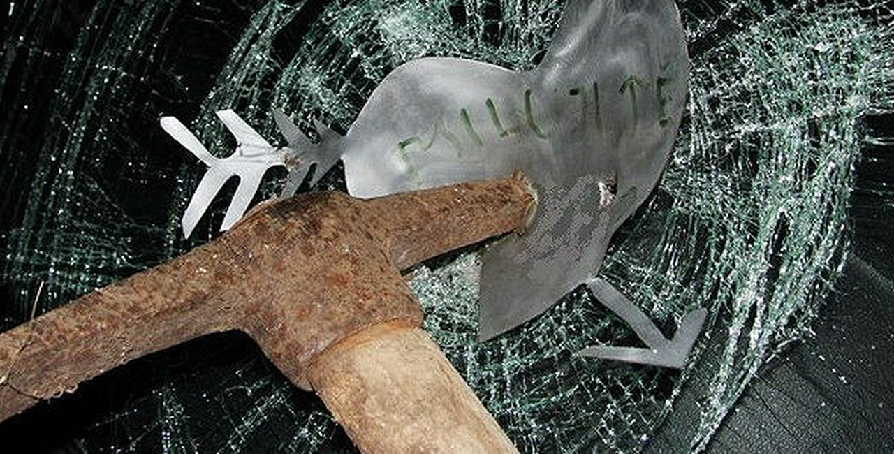 An “I Love You” with a Rusty Pickaxe - Prague, Czech Republic