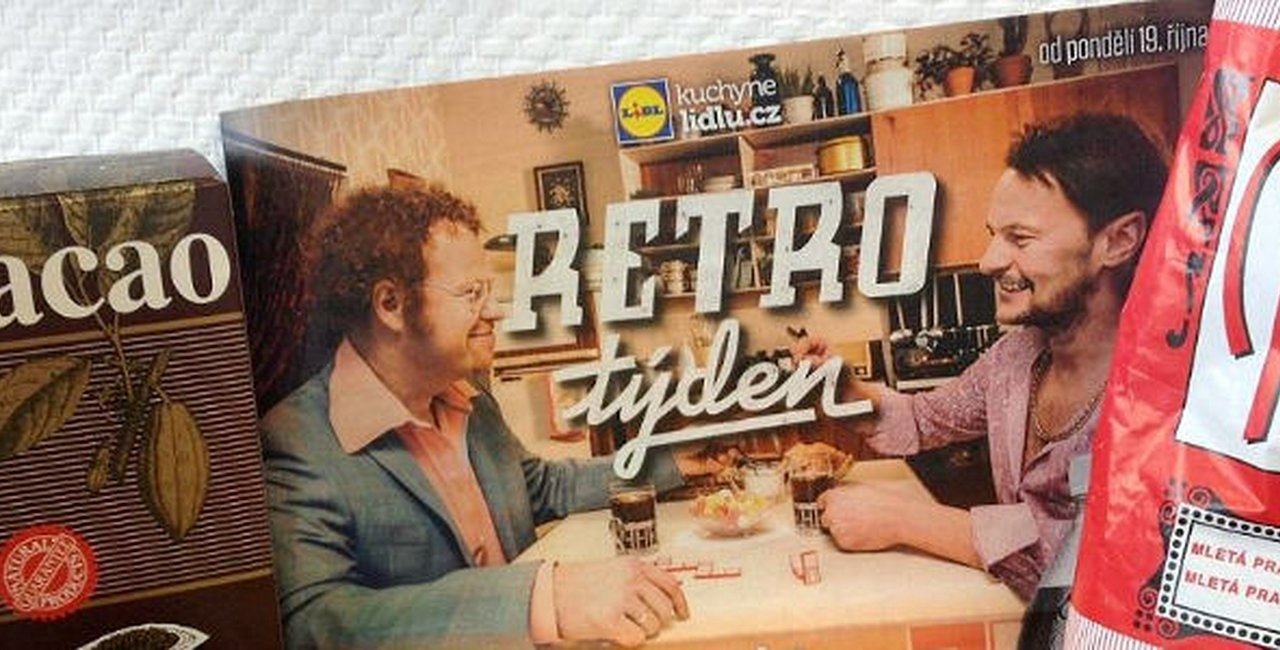 Retro Products Return to Lidl - Prague, Czech Republic
