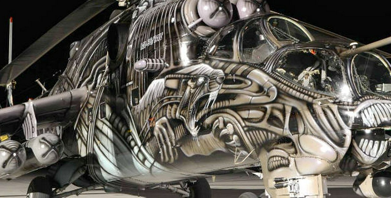 Terrifying Czech Alien Copter Takes to the Skies - Prague, Czech Republic