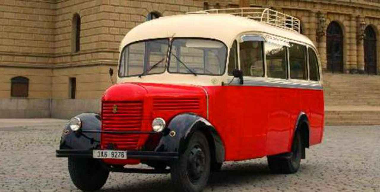 Cruise around the Czech Capital In a Vintage 1945 Praga Bus Today ...