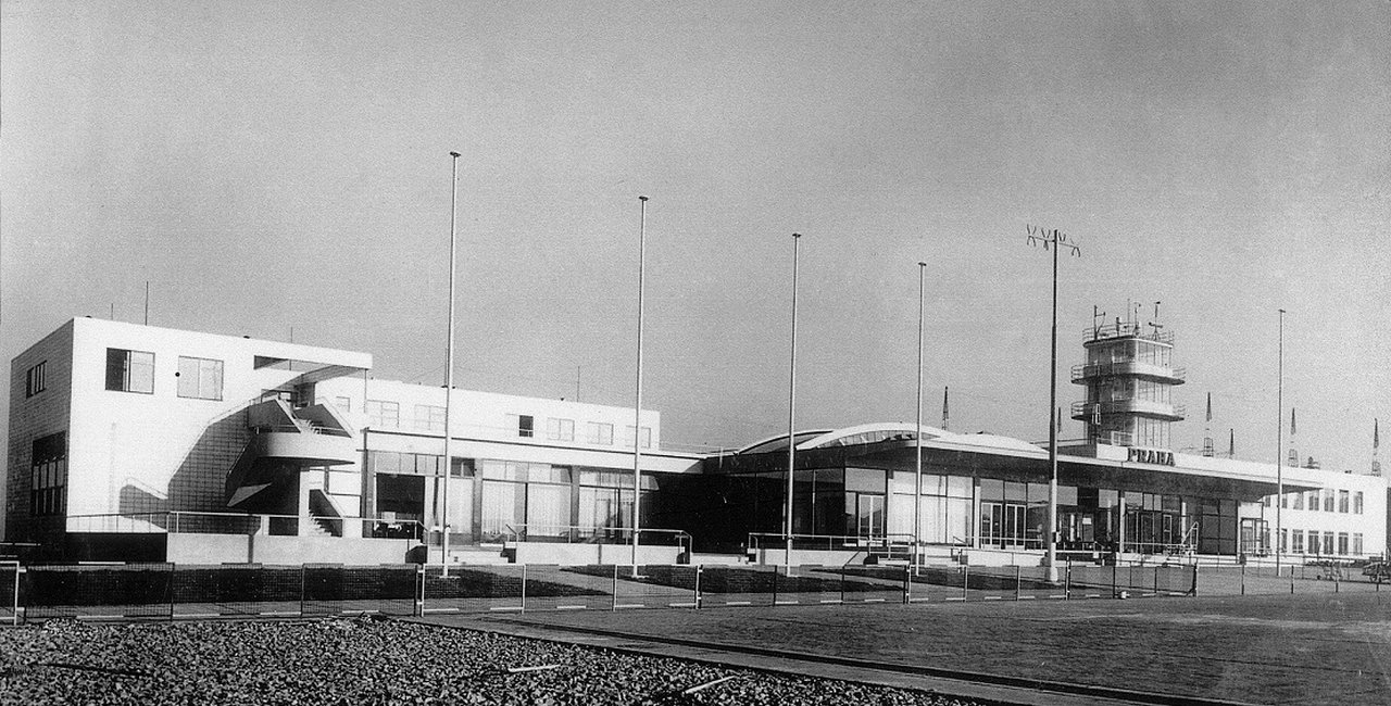 On this day in 1937: The first flight landed at the Prague airport ...