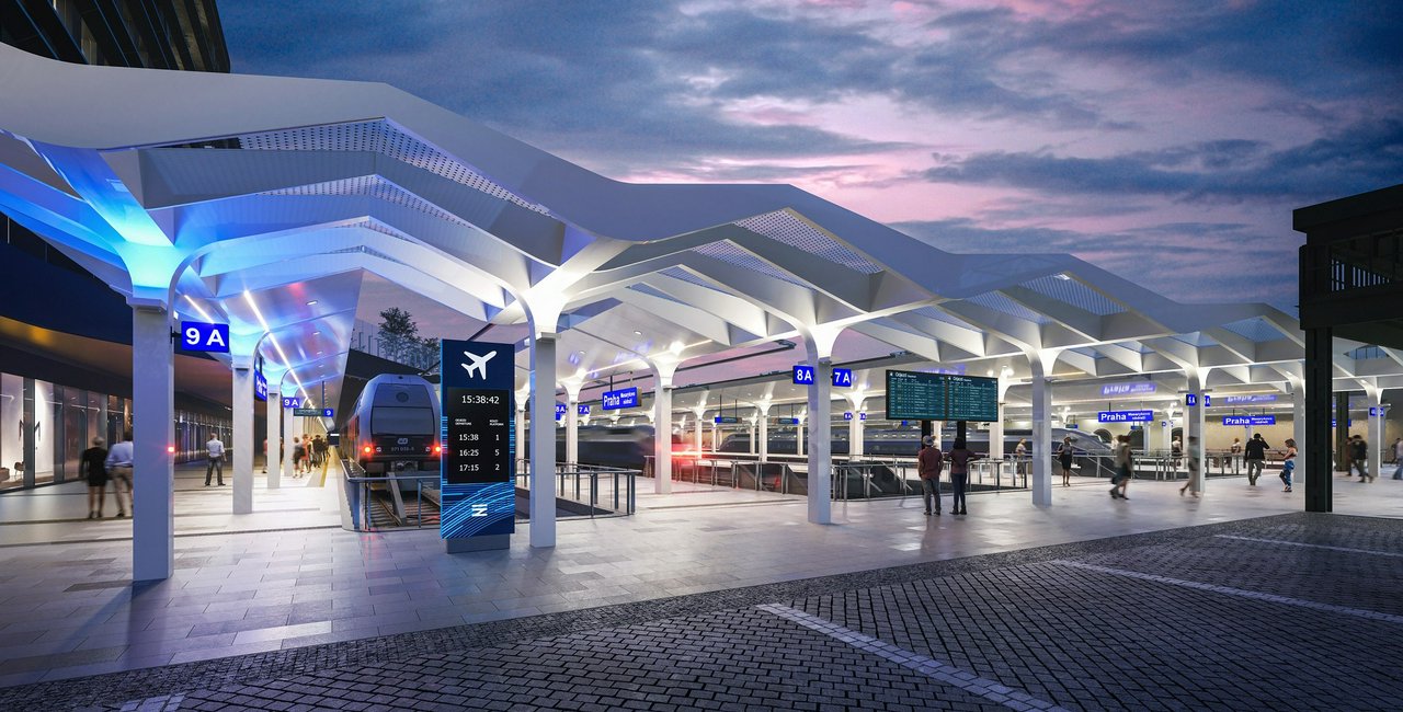 PHOTO GALLERY: A sneak peek at a Prague railway station's 21st-century ...
