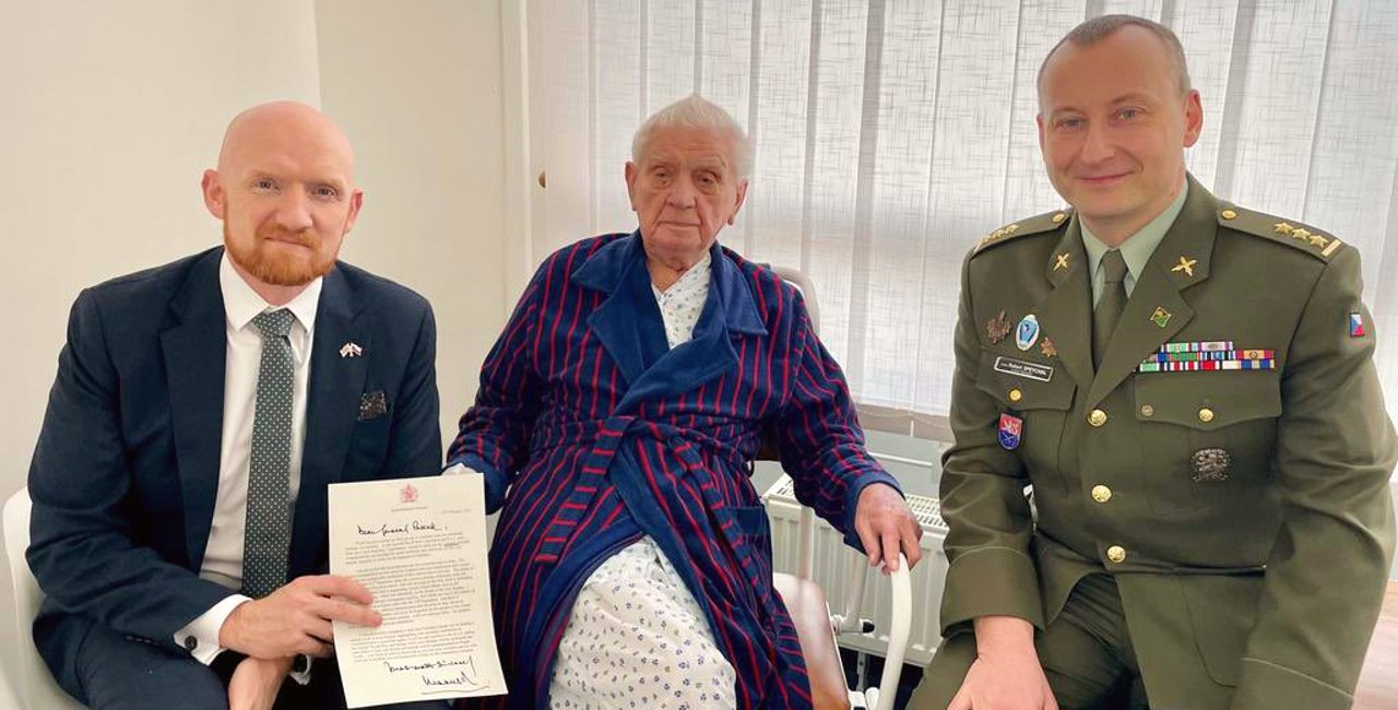 King Charles congratulates Czech pilot on turning 100 - Prague, Czech ...