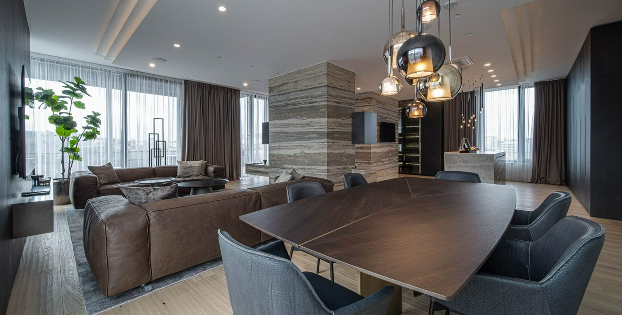 Two worlds in one stunning space: The making of a Prague penthouse ...