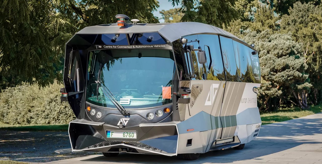 This self-driving bus is now carrying passengers at Prague Exhibition ...