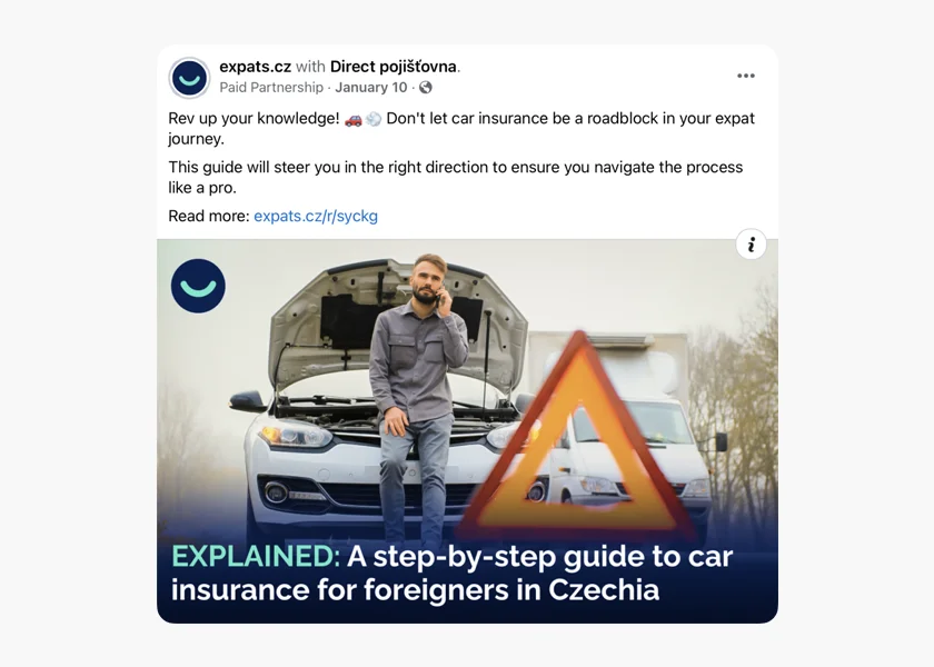 Expats.cz Social Media Package - Prague, Czech Republic