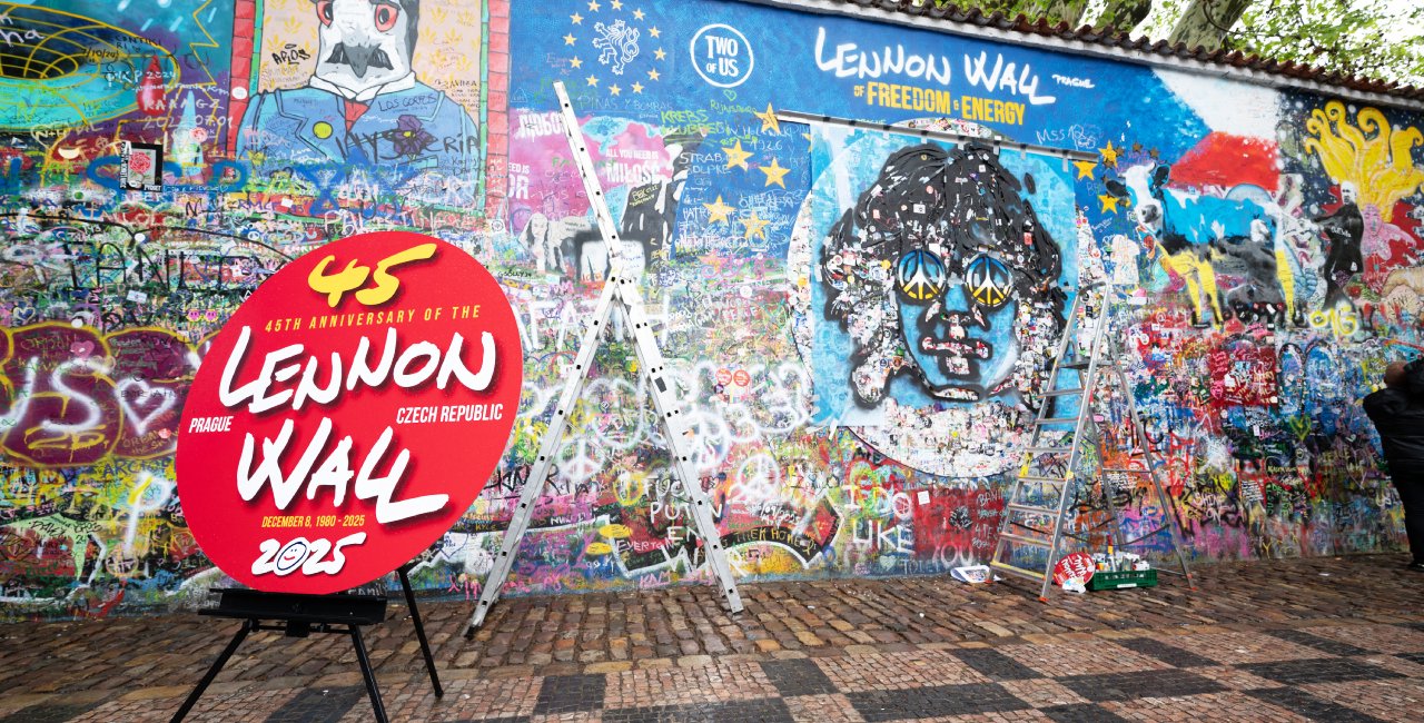 Prague's Lennon Wall celebrates 45 years with new portraits and call ...