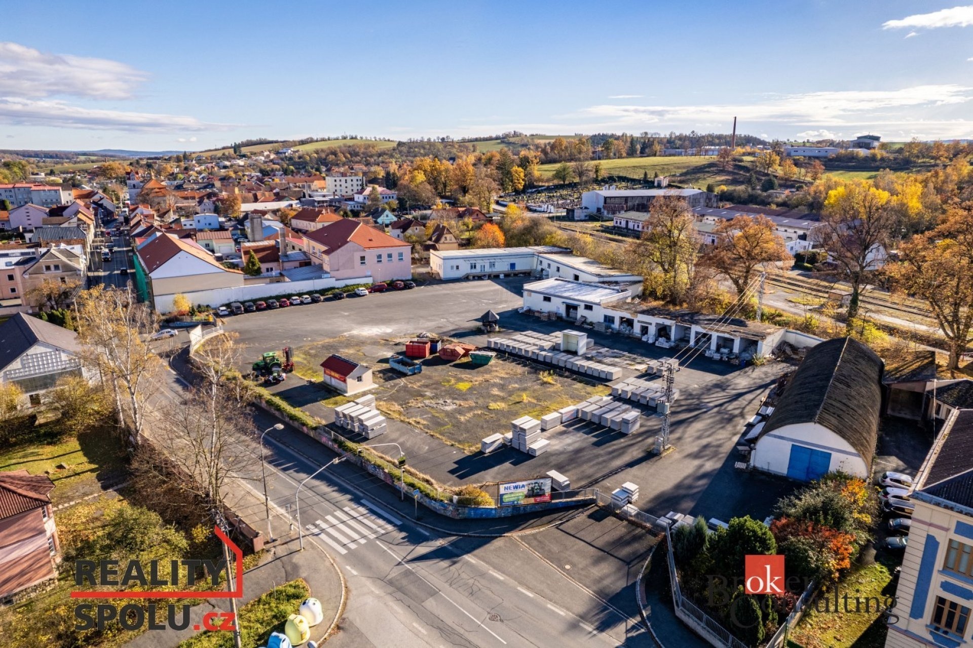 Building plot for sale, 10956m2, in Horšovský Týn, on Nádražní street