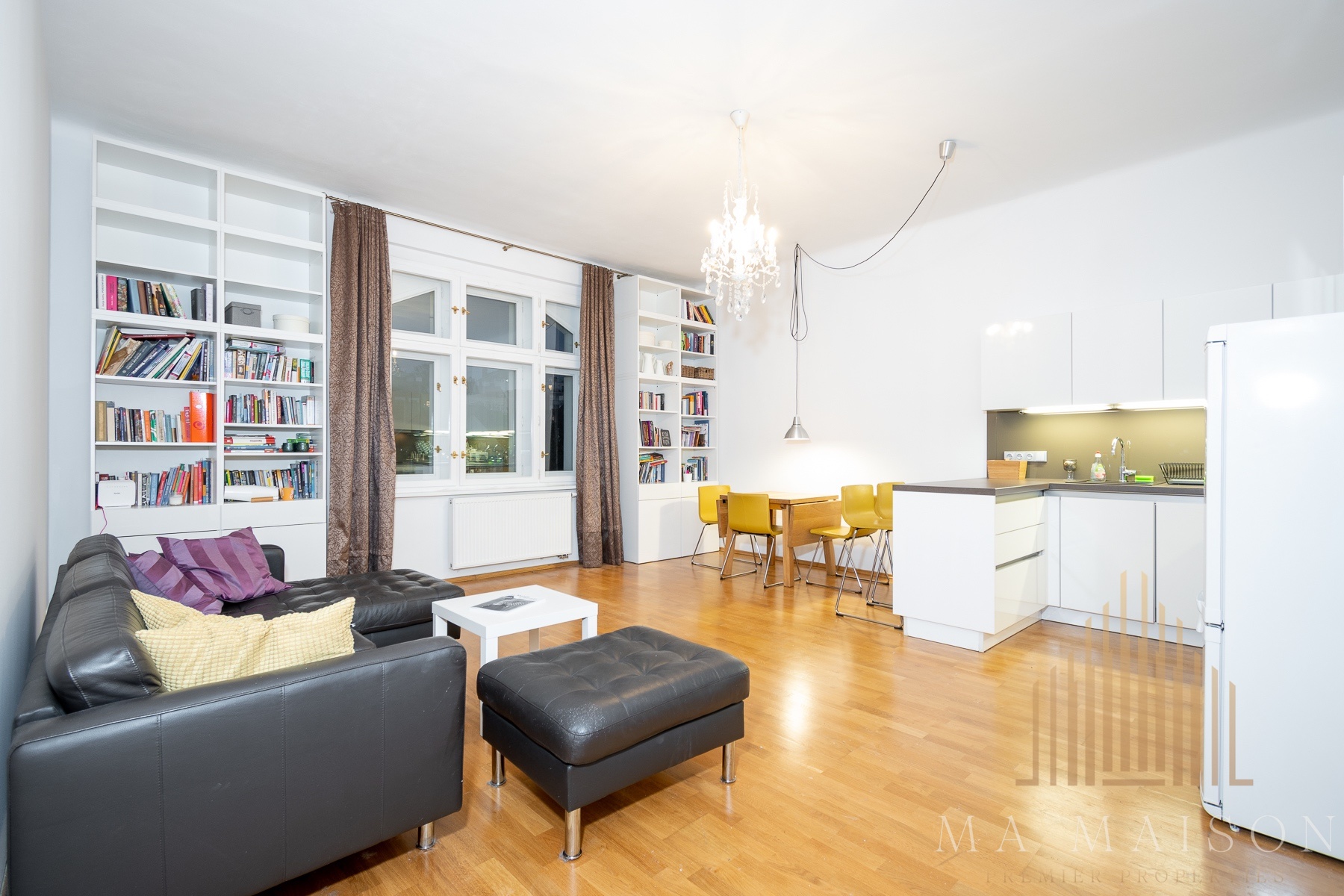 Apartment for rent, 2+kk - 1 bedroom, 74m2, in Prague, on Ruská street