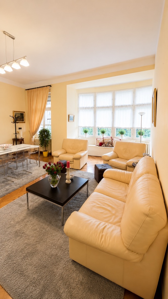 Apartment for rent, 3+kk - 2 bedrooms, 80m2, in Prague, on Řipská street