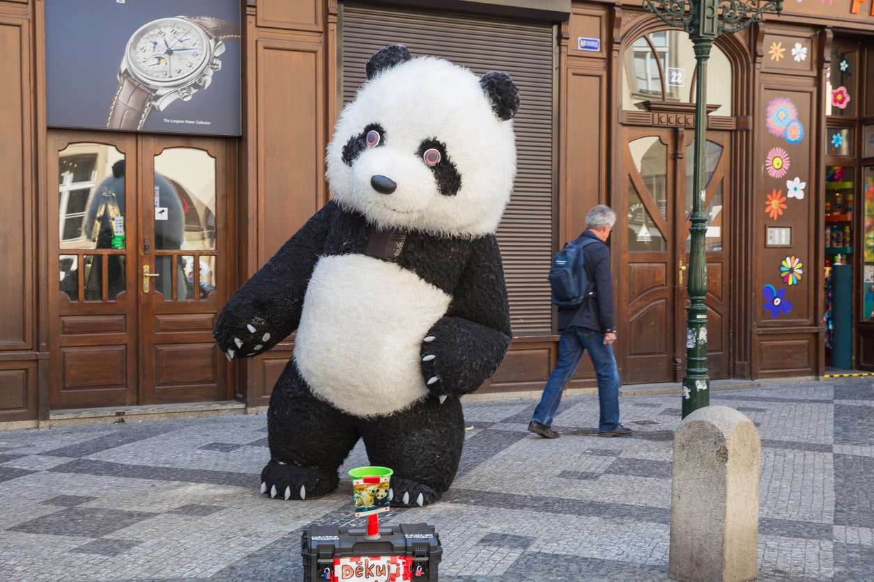 Giant pandas, cartoon characters and bubble makers will get the boot ...
